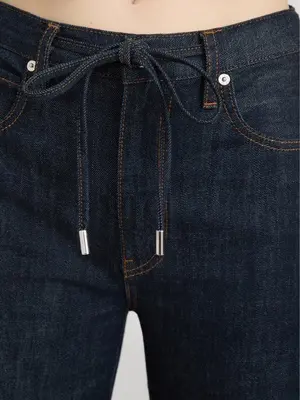 FRAME The Off Duty Drawstring Wide-leg Jeans