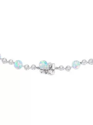 ANABELA CHAN Diamond And Opal Necklace