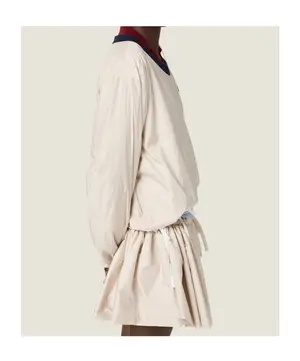 Miu Miu Technical Pongé Sweatshirt