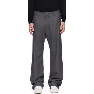 MAISON MARGIELA Tailored Trousers With Raw Edge Hem