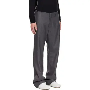 MAISON MARGIELA Tailored Trousers With Raw Edge Hem