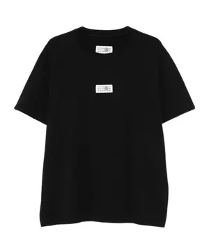 MAISON MARGIELA Logo-pach Jersey T-shirt - Black