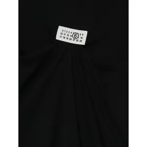 MAISON MARGIELA Asymmetrical T-shirt With Logo Patch