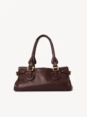 Chloé Paddington Shoulder Bag - Garnet Red