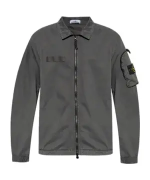 Stone Island Logo-patch Zipped Jacket
