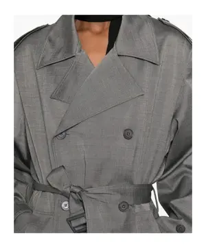 THE FRANKIE SHOP Long-sleeved Trench Coat