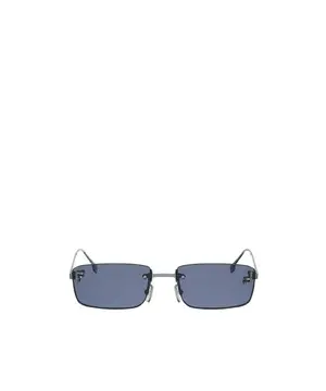 Fendi Fendi Rectangular Frame Sunglasses Gray