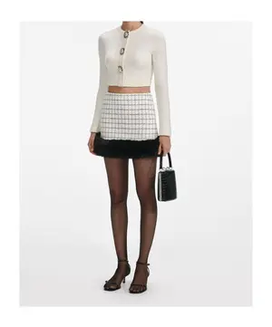 SELF-PORTRAIT Button-embellished Cardigan