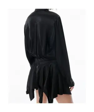 Alexander Wang Button-up Shirt Dress With Embroidered Logo Pocket