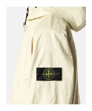 Stone Island Logo Patch Zip-up Bomber Jacket