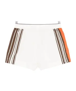 SIR. Elastic Waist Shorts With Contrast Stripes