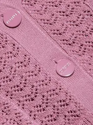 L'Agence Orla Pointelle Knit Cardigan
