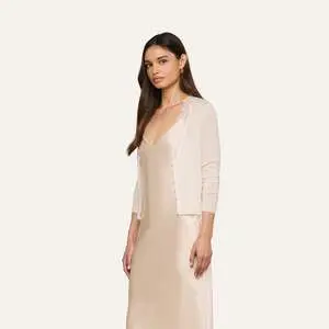 L'Agence Eluna Lace Inset Cardigan Top