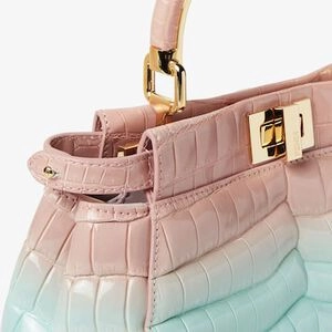 Fendi Peekaboo Mini Crocodile Bag