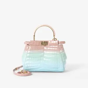 Fendi Peekaboo Mini Crocodile Bag
