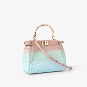 Fendi Peekaboo Mini Crocodile Bag
