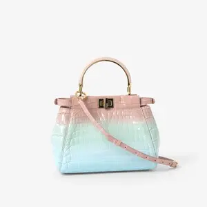 Fendi Peekaboo Mini Crocodile Bag