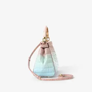 Fendi Peekaboo Mini Crocodile Bag