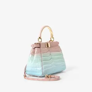 Fendi Peekaboo Mini Crocodile Bag