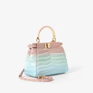 Fendi Peekaboo Mini Crocodile Bag