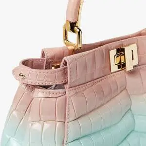 Fendi Peekaboo Mini Crocodile Bag