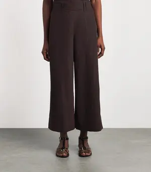 ME+EM Cropped Wide-leg Trousers