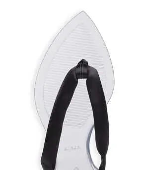 Alaïa Transparent Thong Flip Flops - Grey