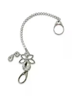 Alexander McQueen Crystal Embellished Drop Chain