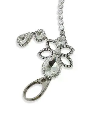 Alexander McQueen Crystal Embellished Drop Chain