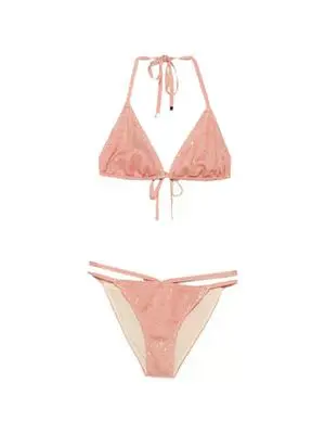 CIRCUS HOTEL Embellished Bikini Top