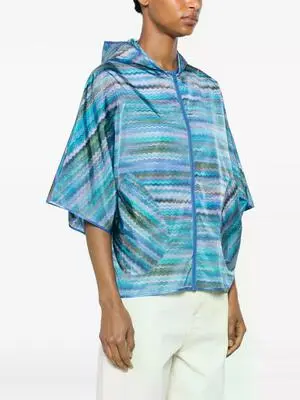 Missoni Zigzag Print Hooded Jacket