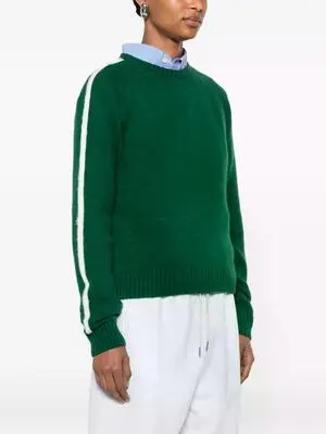 N°21 Side-stripe Raglan-sleeve Sweater