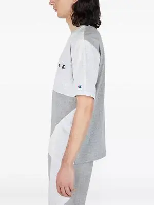 Anrealage Logo-embroidered Panelled T-shirt