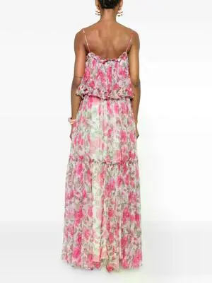 Chloé Floral-print Ruffled Maxi Dress