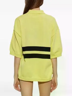 Attico Striped Polo Shirt
