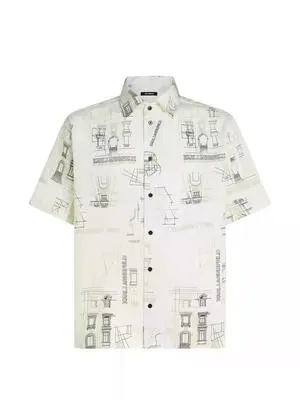 Karl Lagerfeld Rue St-guillaume Printed Shirt