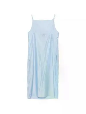 Iceberg Flower Appliqué Spaghetti Strap Dress