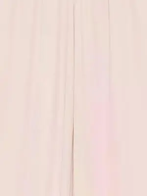 GIANLUCA CAPANNOLO Beige Wide Leg Elasticated Waist Trousers