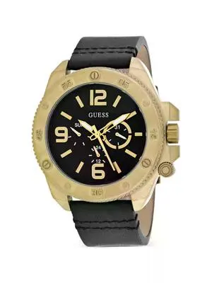 Guess Logo Detail Watch - Black