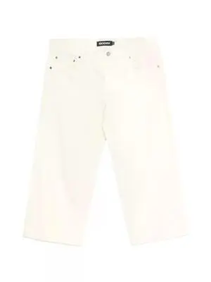 EB DENIM Low-rise Baggy Capri Bone - Neutrals