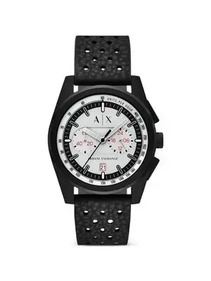 Armani Exchange Chronograph Watch With Logo Detail - Grey