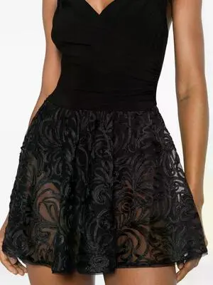 Norma Kamali Mini Cayla Flared Dress