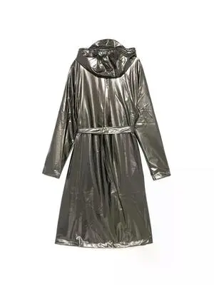 Rains A-line Hooded Belted Coat