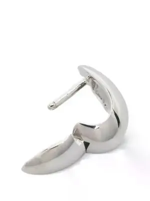 MARIA BLACK Finney Domed Huggie Earrings