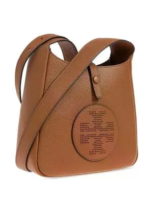 Tory Burch Perforated Logo Leather Cross Body Bag