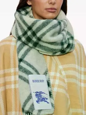 Burberry Check Wool Scarf