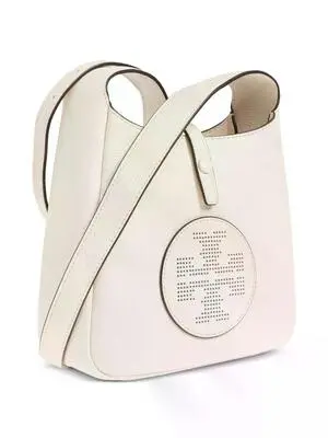 Tory Burch Perforated Logo Leather Cross Body Bag