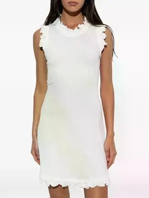 Loewe Ruffled Anagram Mini Dress