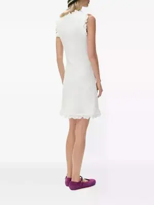 Loewe Ruffled Anagram Mini Dress