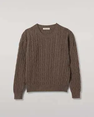 Johnstons Of Elgin Kylesku Cashmere Jumper - Brown